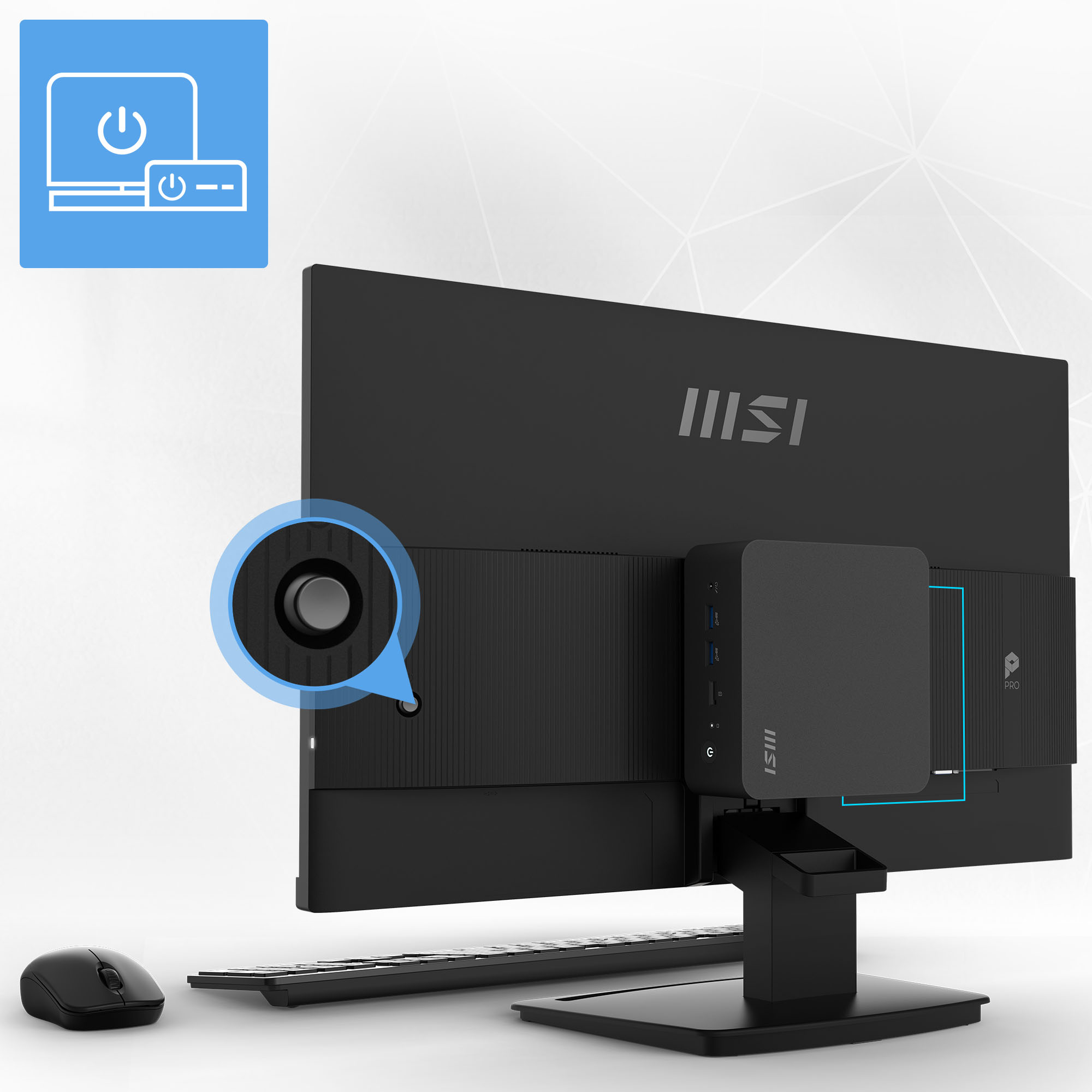 MSI PRO MP243L E14 Gaming Monitor 24" IPS 1920 x 1080 (FHD), 144Hz, Adaptive-Synch, HDR Ready ...